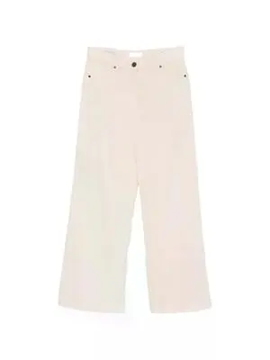 Peserico Corduroy Palazzo Pants - Neutrals