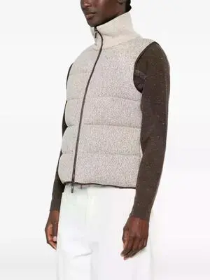 Peserico Quilted High-neck Gilet