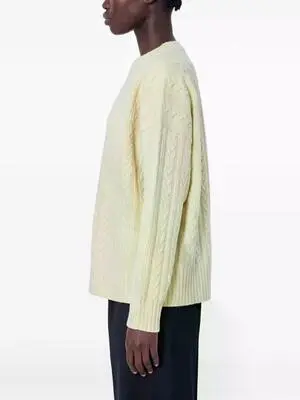 RÓHE Cable-knit Crew-neck Sweater