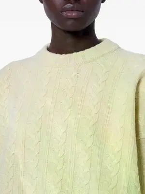 RÓHE Cable-knit Crew-neck Sweater