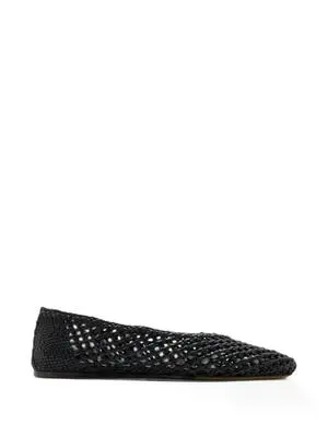 Le Monde Beryl Regency Woven Leather Ballet Flats