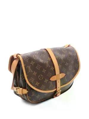 LOUIS VUITTON 2004 Monogram Saumur 30 Crossbody Bag