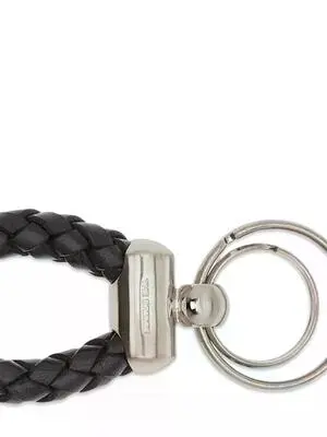 THE BRIDGE Braided Leather Keyring