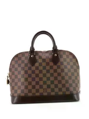 LOUIS VUITTON Alma Handbag Damier Pm Satchel - Brown