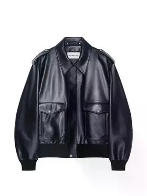 Givenchy Pilot Jacket In Leather