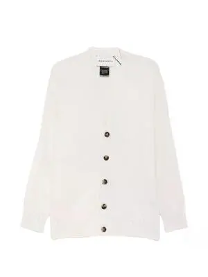 AMARANTO Button-up Cardigan - Neutrals