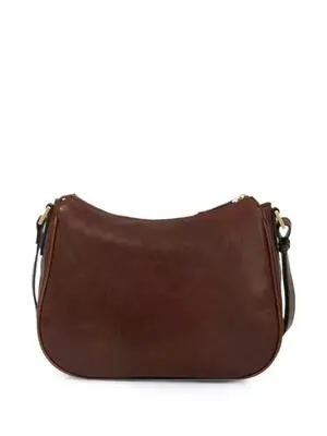 THE BRIDGE Logo-plaque Leather Crossbody Bag
