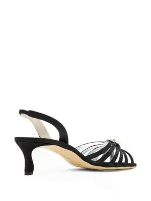 Manolo Blahnik Fulmasli Crystal-embellished Sandals