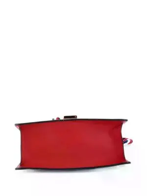 Gucci Sylvie Top Handle Bag Leather Mini Satchel
