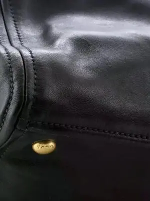 Prada Double Zip Convertible Soft Calf Large Tote Bag
