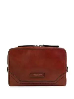 THE BRIDGE Leather Clutch Bag - Brown