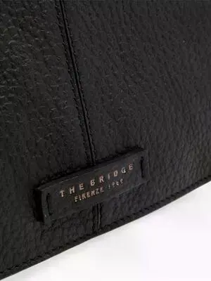 THE BRIDGE Grained Leather Messenger Bag