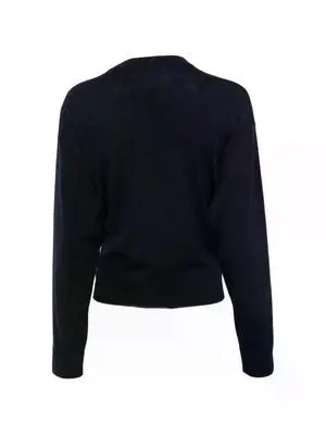 SEMICOUTURE Belted Crew-neck Sweater
