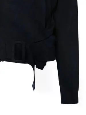 SEMICOUTURE Belted Crew-neck Sweater