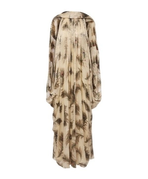 Zimmermann Printed Silk Halterneck Gown