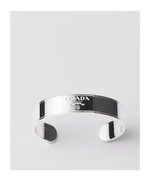 Prada Logo Jewels Cuff Bracelet