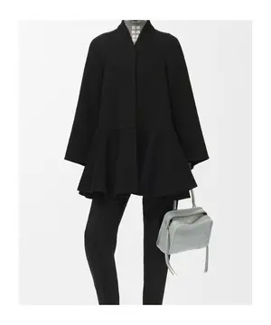 Loewe Short Coat In Wool And Cashmere