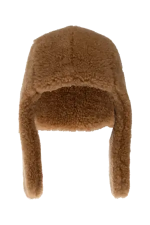 Loewe Fur Earflap Hat - Brown