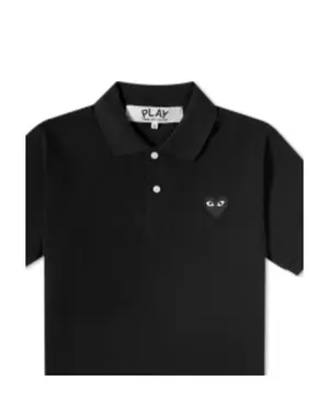 Play Comme Des Garcon Logo Polo Shirt