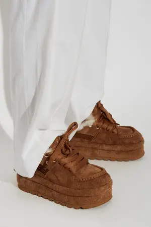 NAKED WOLFE Beau’ Platform Shoes - Brown