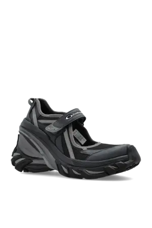 Balenciaga Hydra Mary Jane Wedge Boots