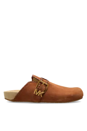 Michael Kors ‘greer’ Leather Mule Sandals Brown