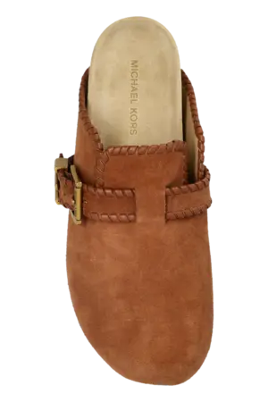 Michael Kors Greer’ Leather Mule Sandals - Brown