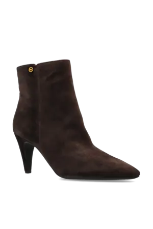 Michael Kors Leather Ankle Boots ‘daniela