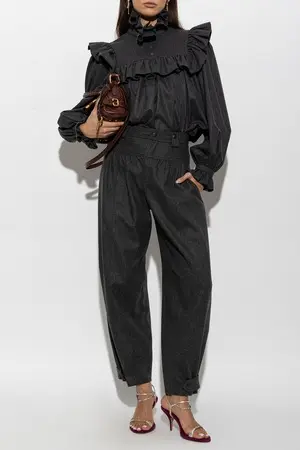 Chloé Wool Ruffled Top