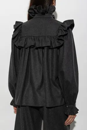 Chloé Wool Ruffled Top