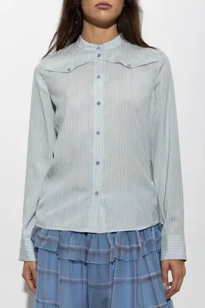 Chloé Striped Silk Shirt