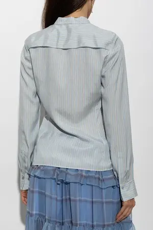 Chloé Striped Silk Shirt