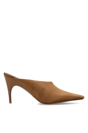 Balenciaga Duchesse’ Heeled Mules - Brown
