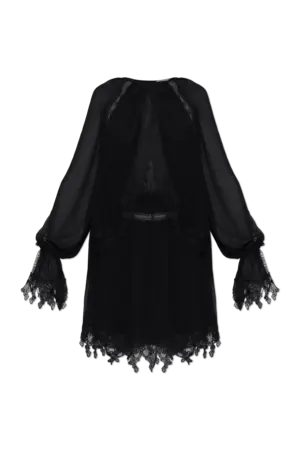 Blumarine Dress With Lace Trim