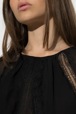 Blumarine Dress With Lace Trim