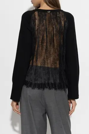 Blumarine Top With Lace Details