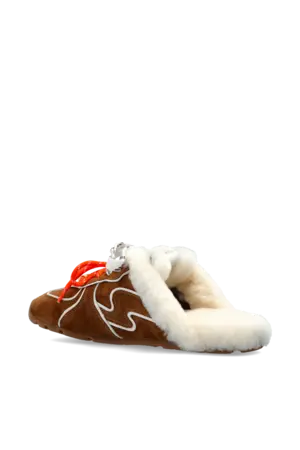 NAKED WOLFE Adorn’ Slides - Brown