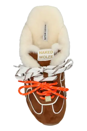 NAKED WOLFE Adorn’ Slides - Brown