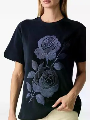 Guess Rose-embroidered T-shirt