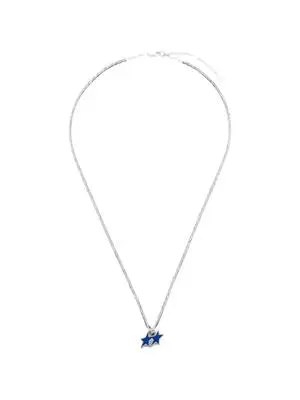TWOJEYS Enameled Star Necklace - Silver