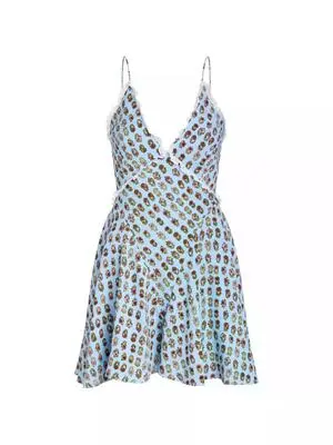 MARKARIAN Aristea Sunflower-print Mini Dress