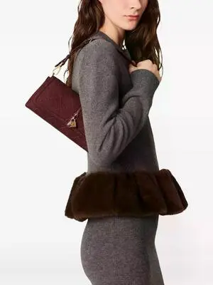 Stella McCartney Mink-trim Crewneck Sweater