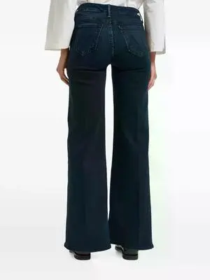 MOTHER High-waisted Wide-leg Jeans