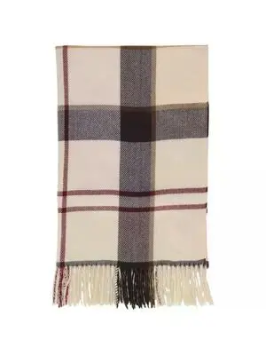 Barbour Harriet Tartan-pattern Scarf - Neutrals