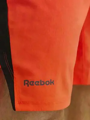 REEBOK Logo-print Panelled Shorts