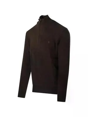 Ralph Lauren Quarter-zip Logo-embroidered Sweater