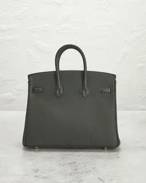 FWRD RENEW Hermes Togo Birkin 25 Handbag