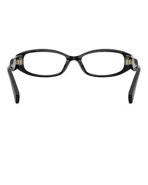 Miu Miu Oval Optical Glasses - Black