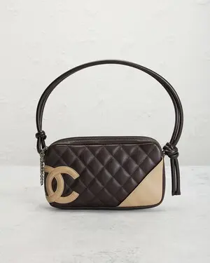 FWRD RENEW Chanel Calfskin Cambon Pochette Shoulder Bag