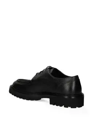 BOSS Leather Derby Shoes With Constructed Lug Sole
